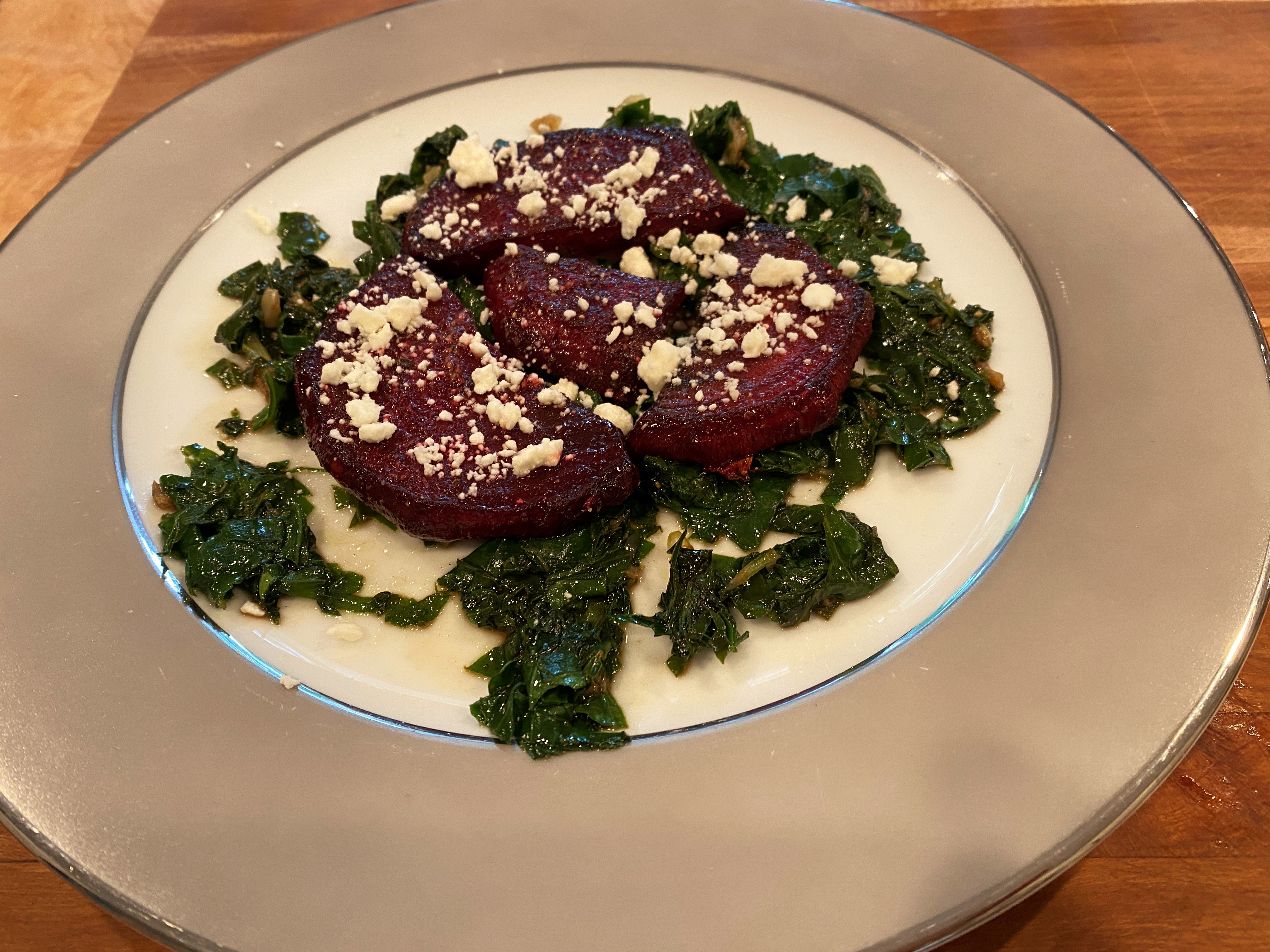 Crispy sauteed beets with beet greens – Kate's Garden Kitchen